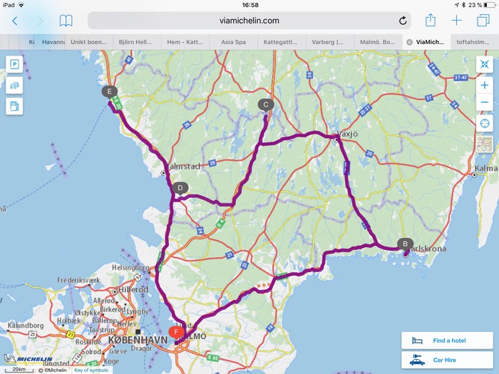 Blekinge skärgård, Toftaholm herrgård, Lahom och Varberg. :: Evas resetips